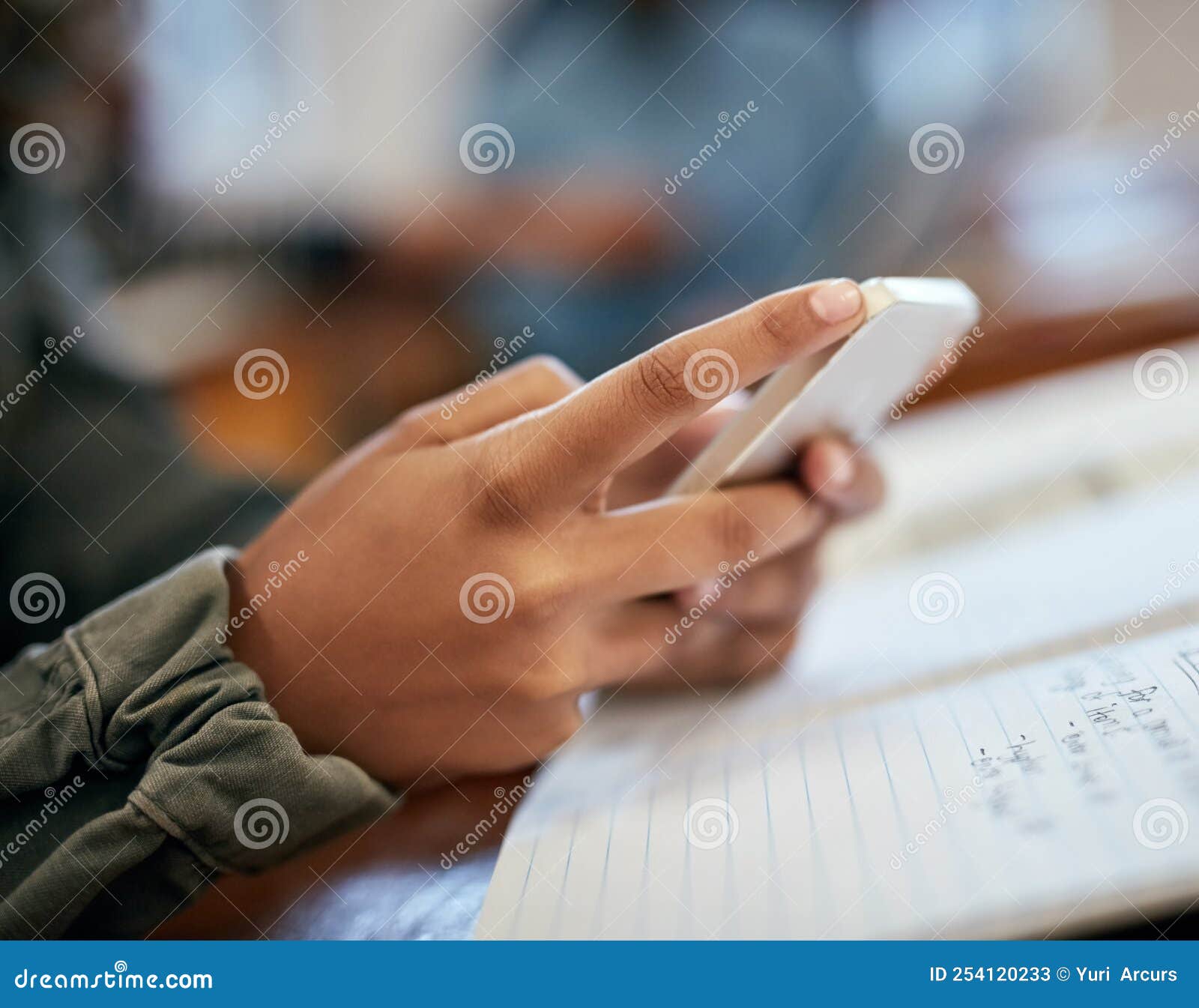 This Helps a Lot with Research. Closeup Shot of an Unrecognizable ...