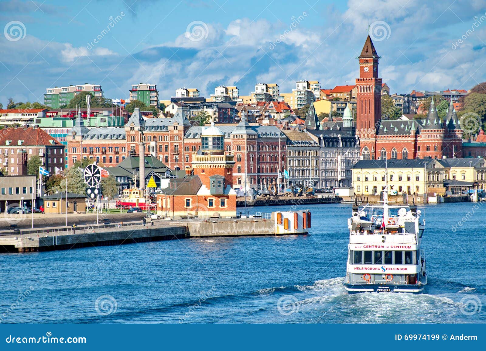 Helsingborg (Denmark To Sweden) Editorial Stock Image - Image of ...