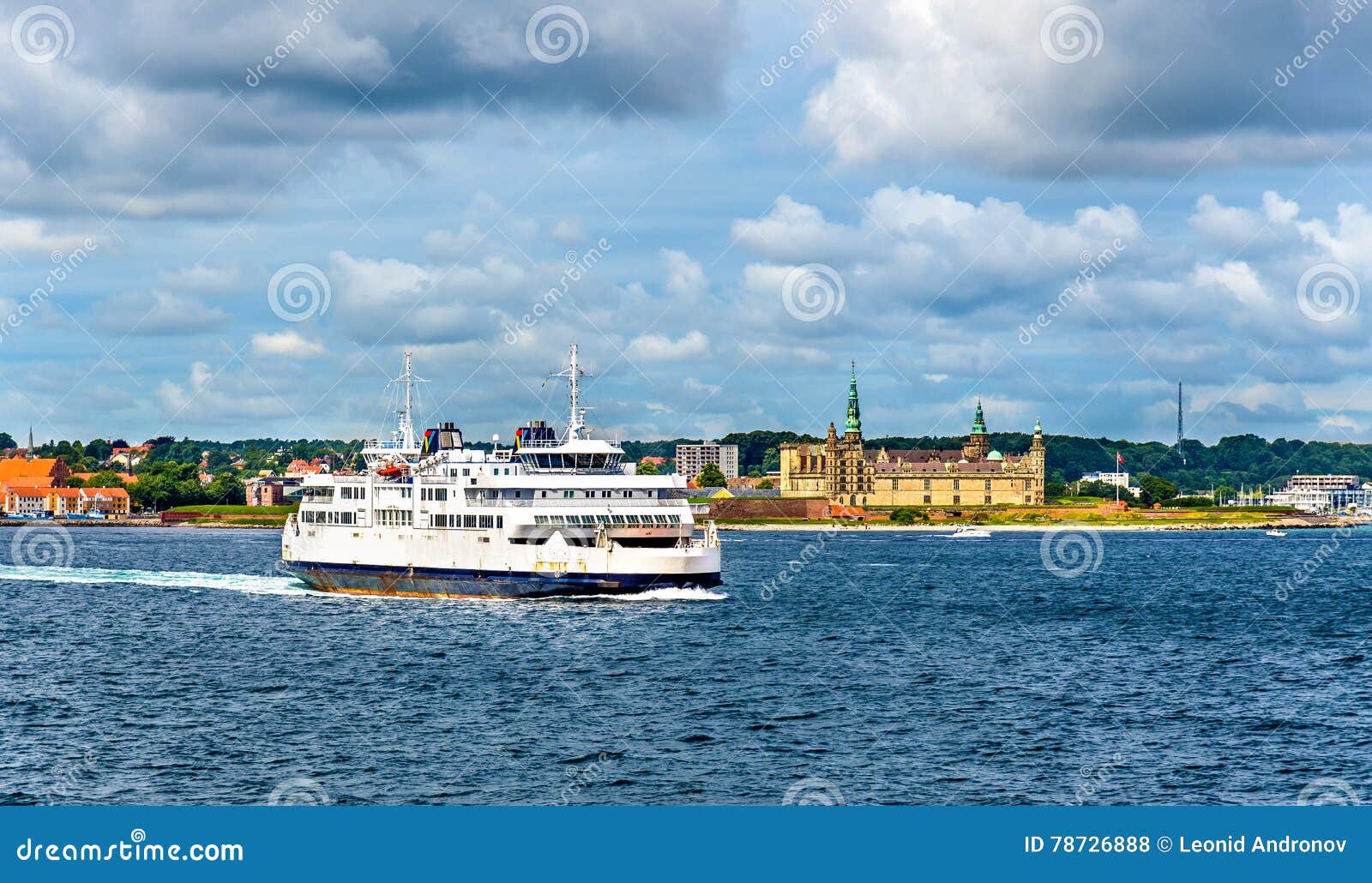 Helsingor - Helsingborg Ferry and the Castle of Kronborg - Denmark ...