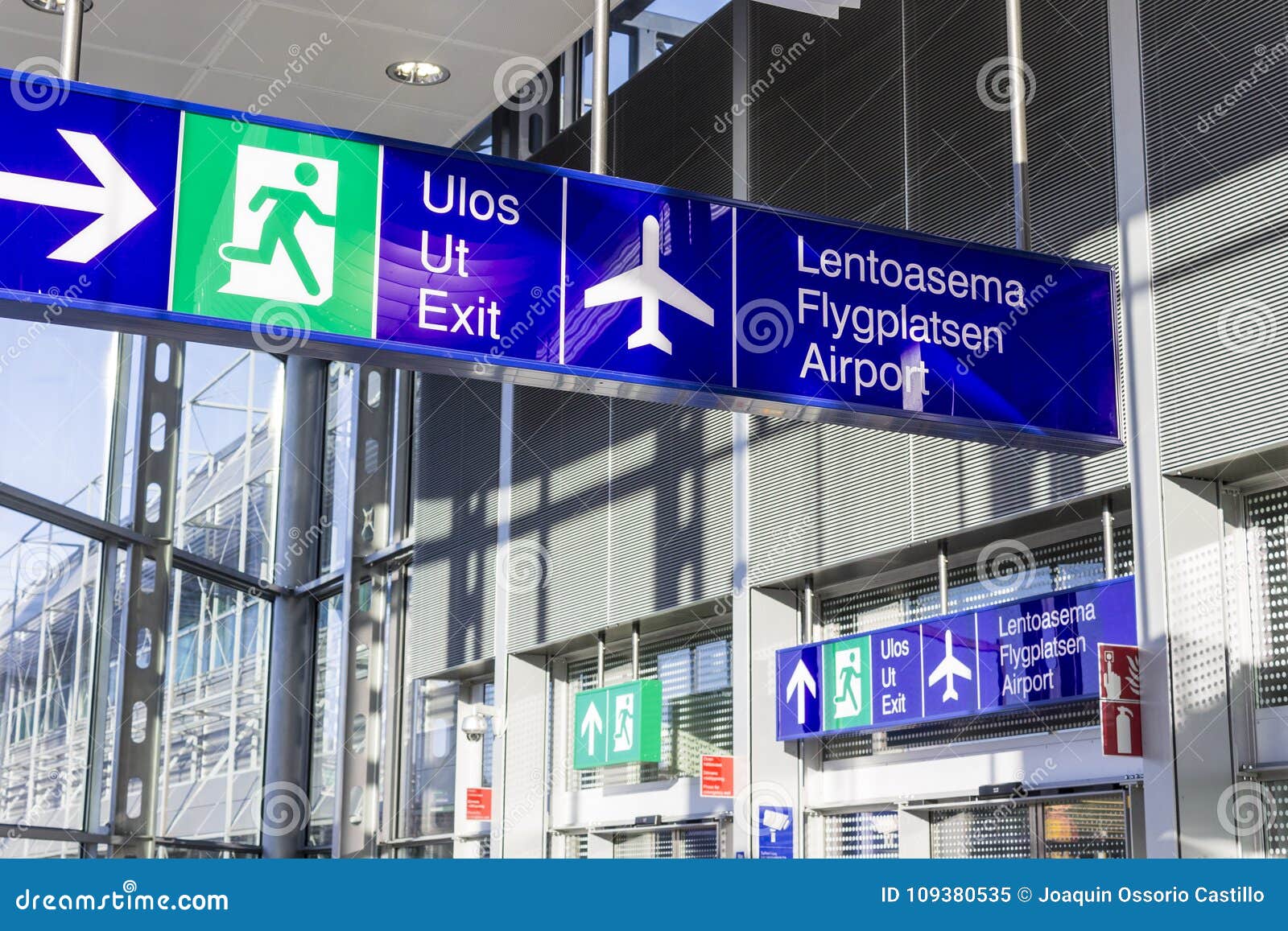 Helsinki Airport, Finland editorial image. Image of exit - 109380535