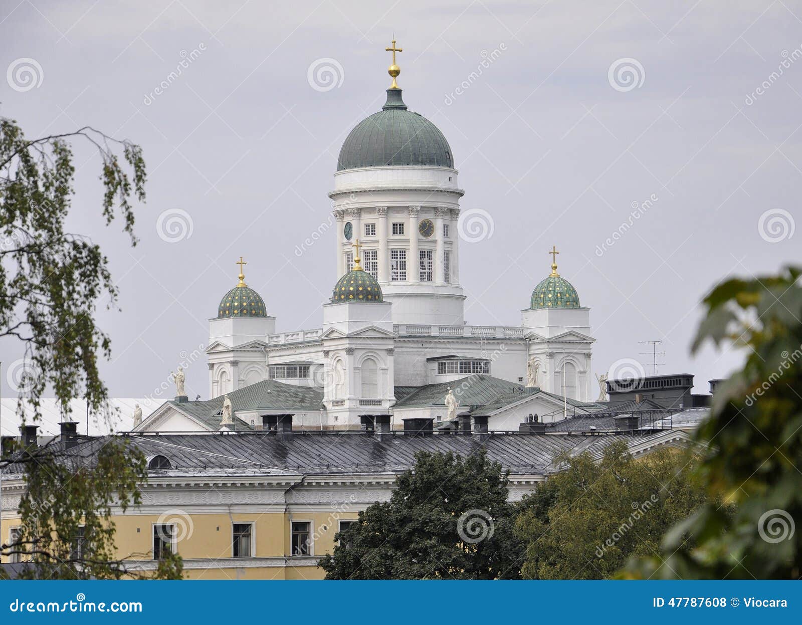 Helsinki,august 23 2014-Cathedral from Helsinki in Finland Stock Photo ...