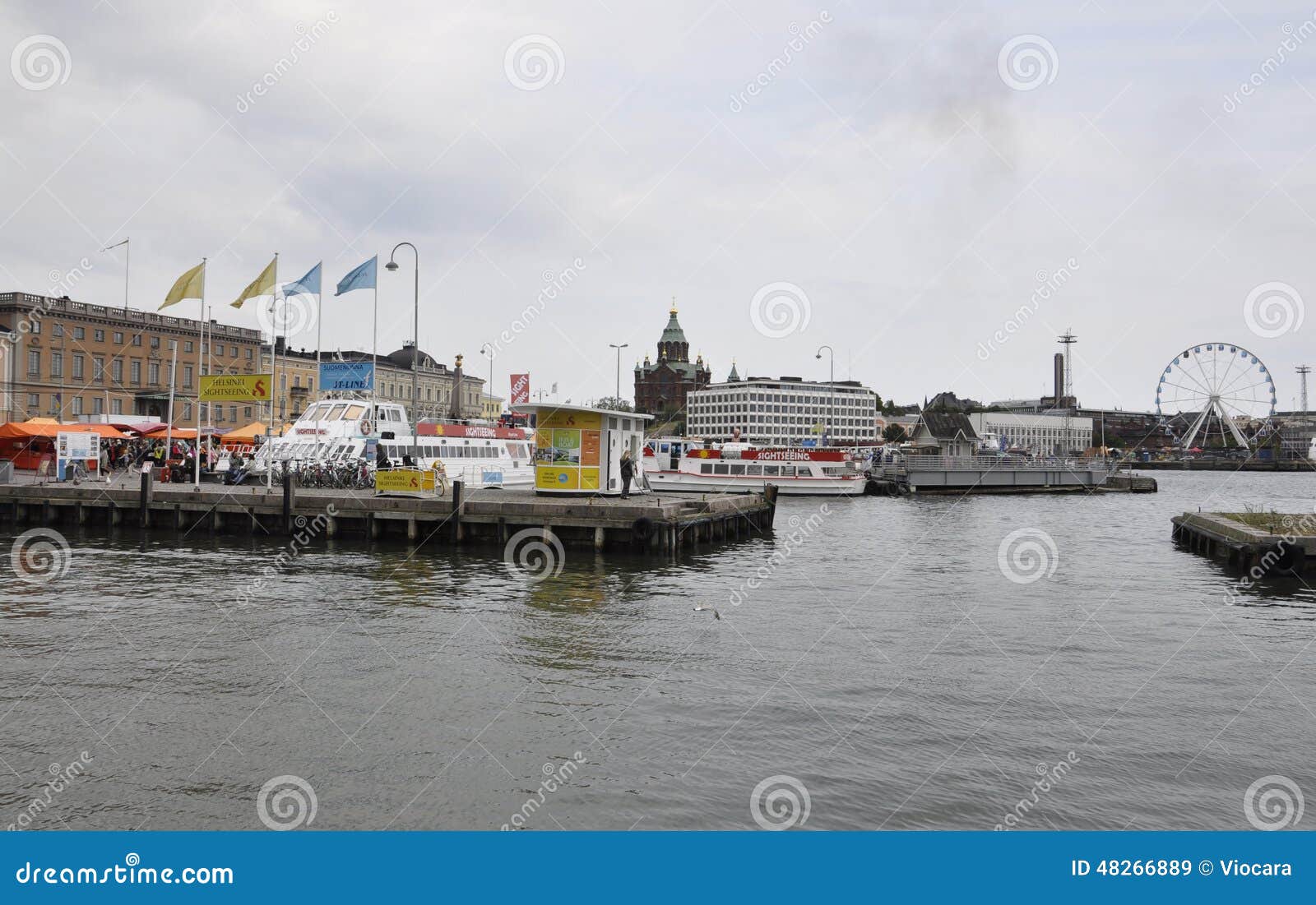 Helsinki,august 23 2014-Harbour of Helsinki in Finland Editorial Stock ...
