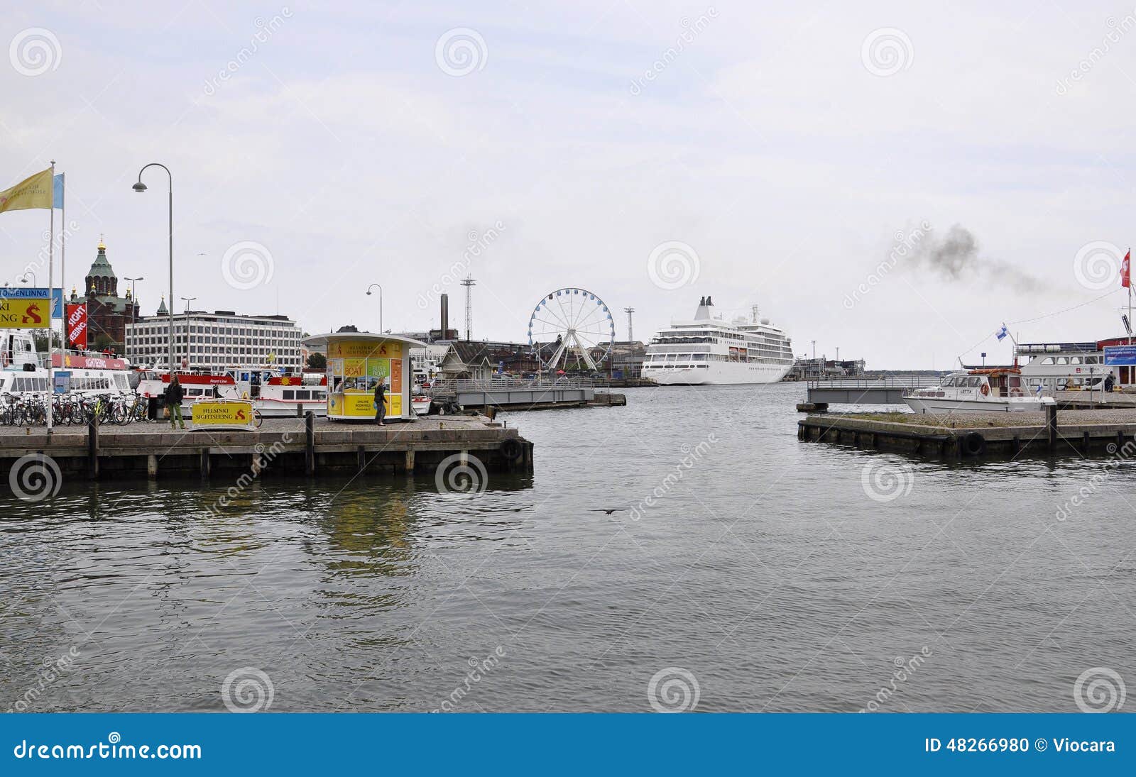 Helsinki,august 23 2014-Harbour of Helsinki in Finland Editorial Image ...