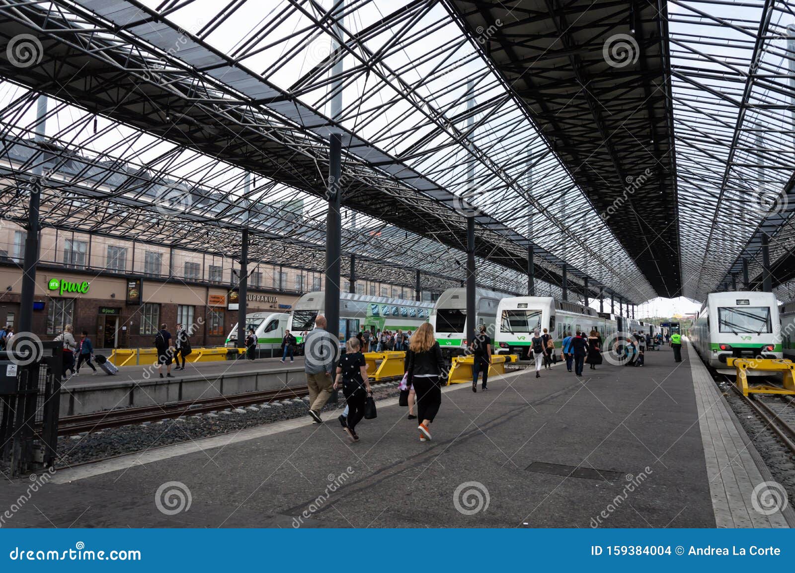Helsinki Central Railway Station, Finland Editorial Stock Image - Image ...