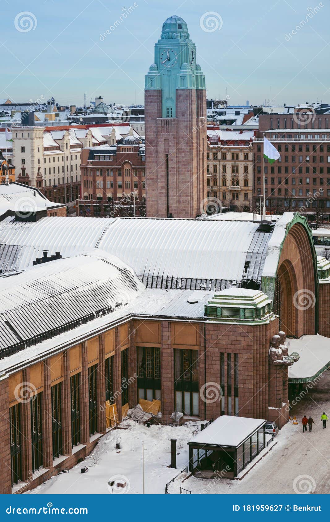 Helsinki - Clock Tower stock image. Image of finland - 181959627