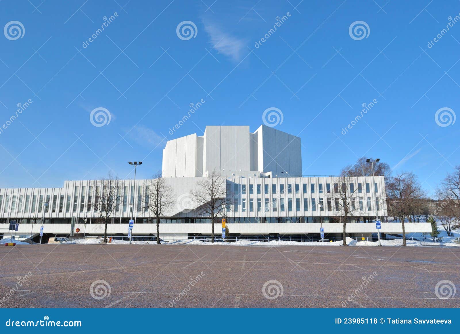 Helsinki. Congress Hall Finlandia Stock Photo - Image of spring ...