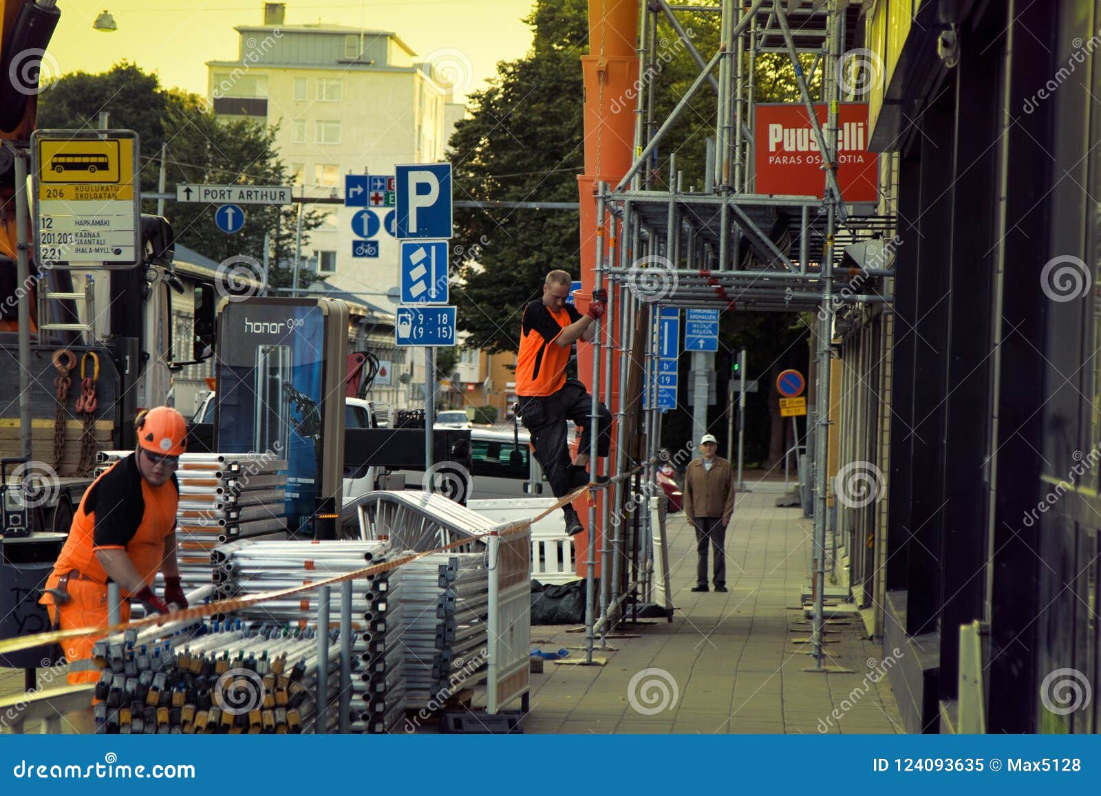 Construction and Municipal Works, Workers in the Process of Work ...