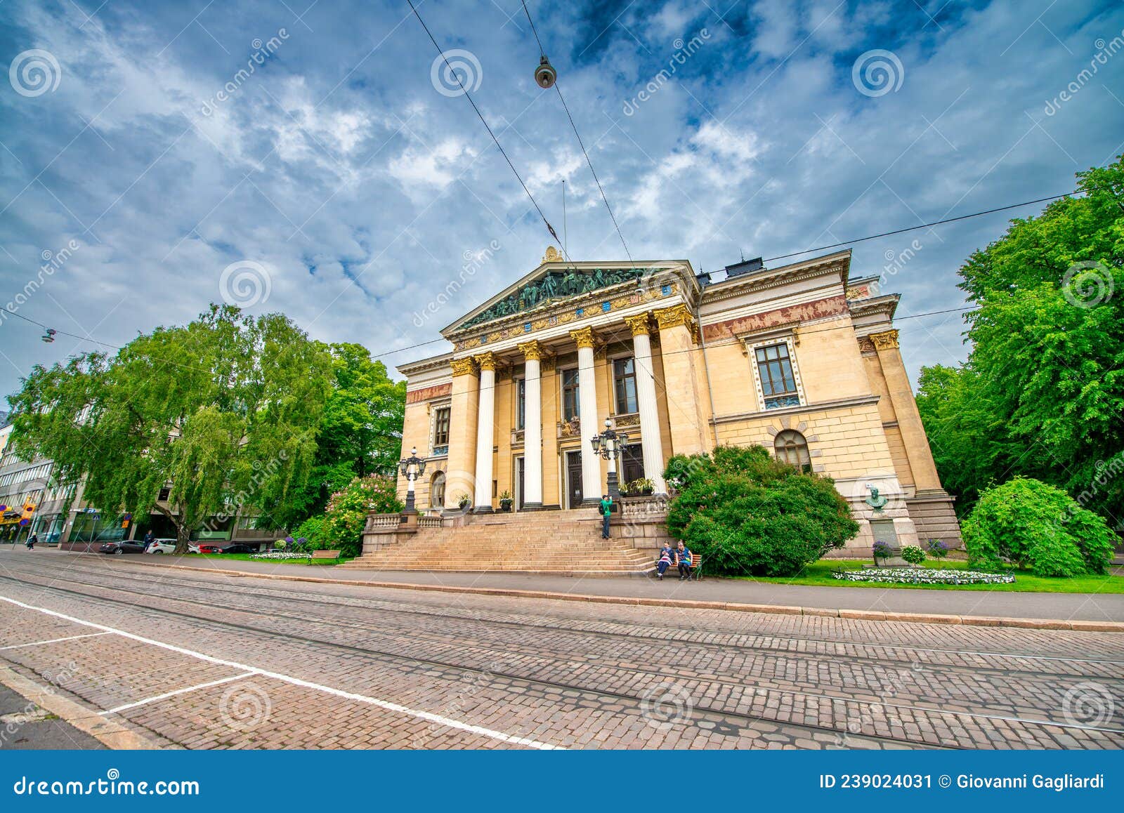 HELSINKI, FINLAND - JULY 3RD, 2017: the National Library of Finland ...