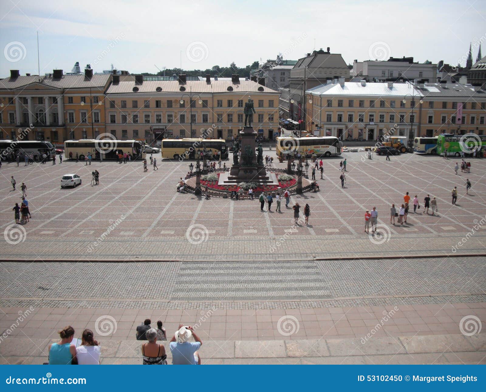 Helsinki Finland Public Square Editorial Image - Image of helsinki ...