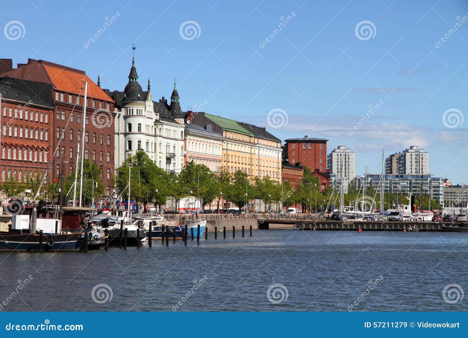 Helsinki Harbor, Finland in Summer Stock Image - Image of helsinki ...