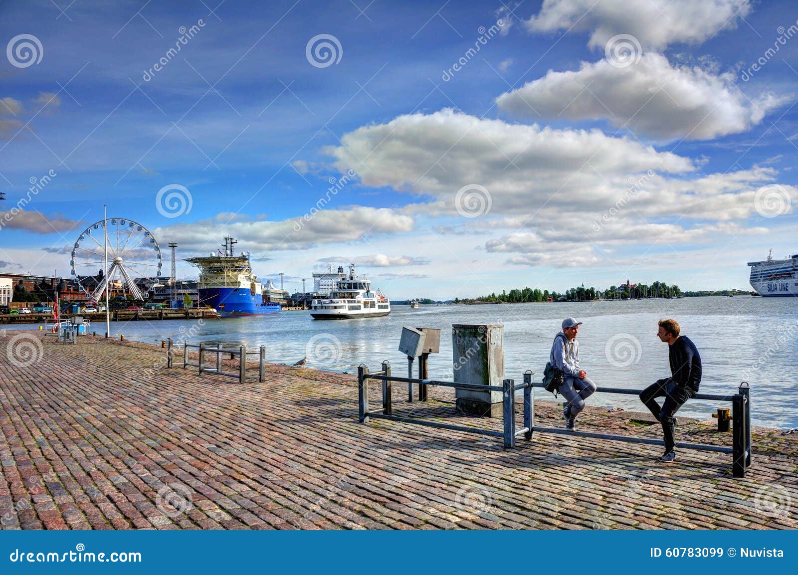 Helsinki Harbour editorial stock image. Image of square - 60783099