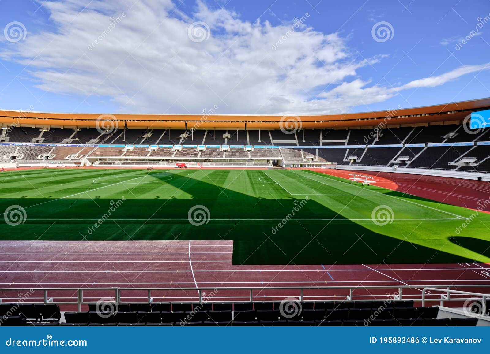 The Helsinki Olympic Stadium after Renovation, Finland Editorial Photo ...