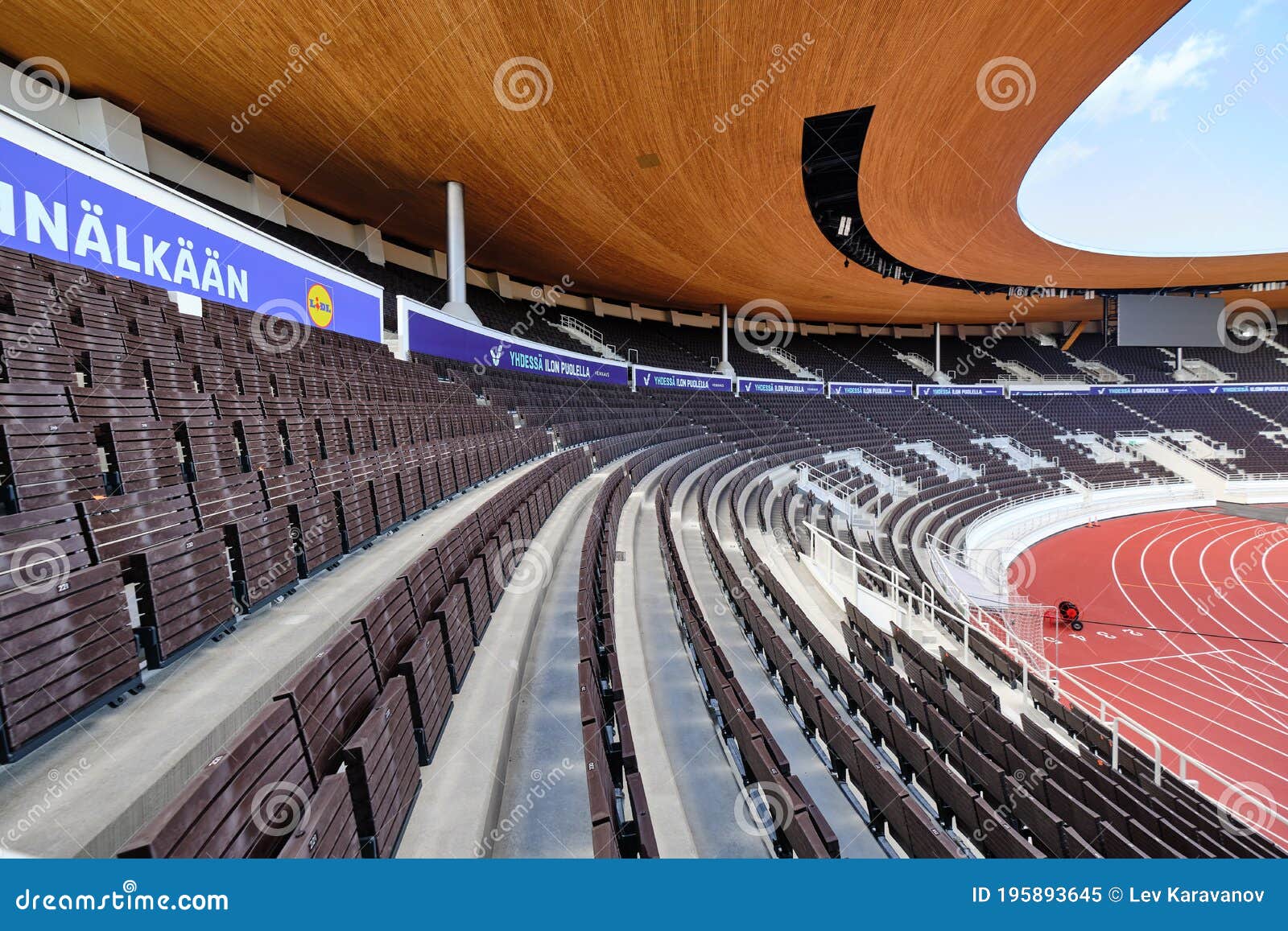 The Helsinki Olympic Stadium after Renovation, Finland Editorial Image ...