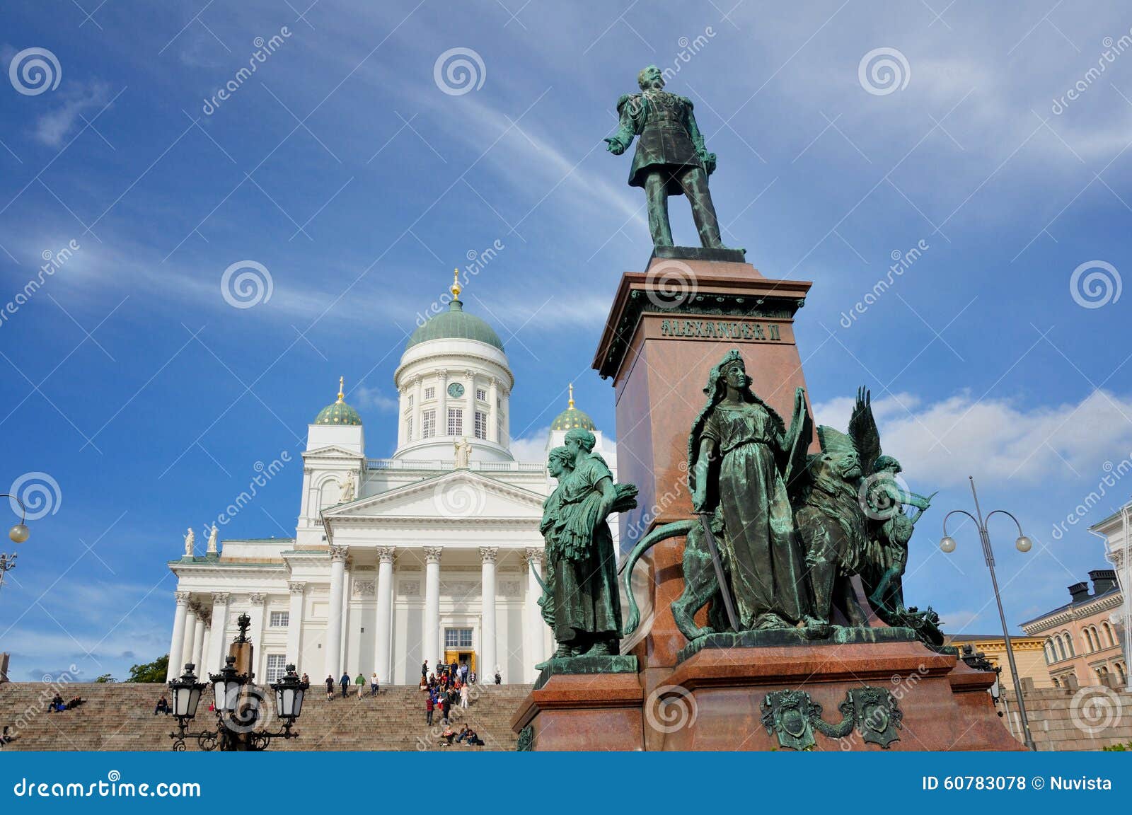 Helsinki Senate Square stock photo. Image of travel, finland - 60783078