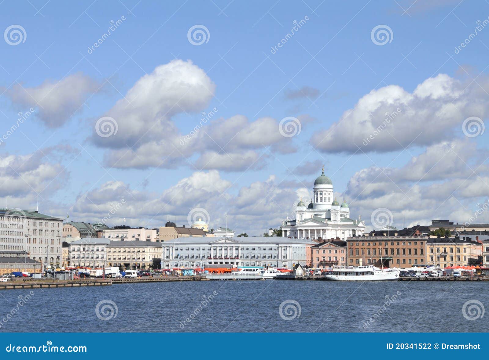 Helsinki skyline stock photo. Image of architecture, copyspace - 20341522