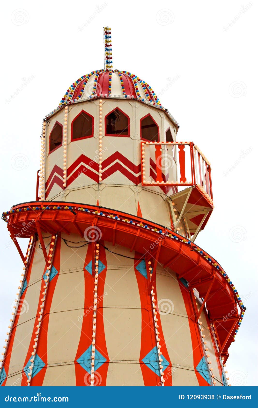 Helter Skelter stock photo. Image of park, attraction - 12093938