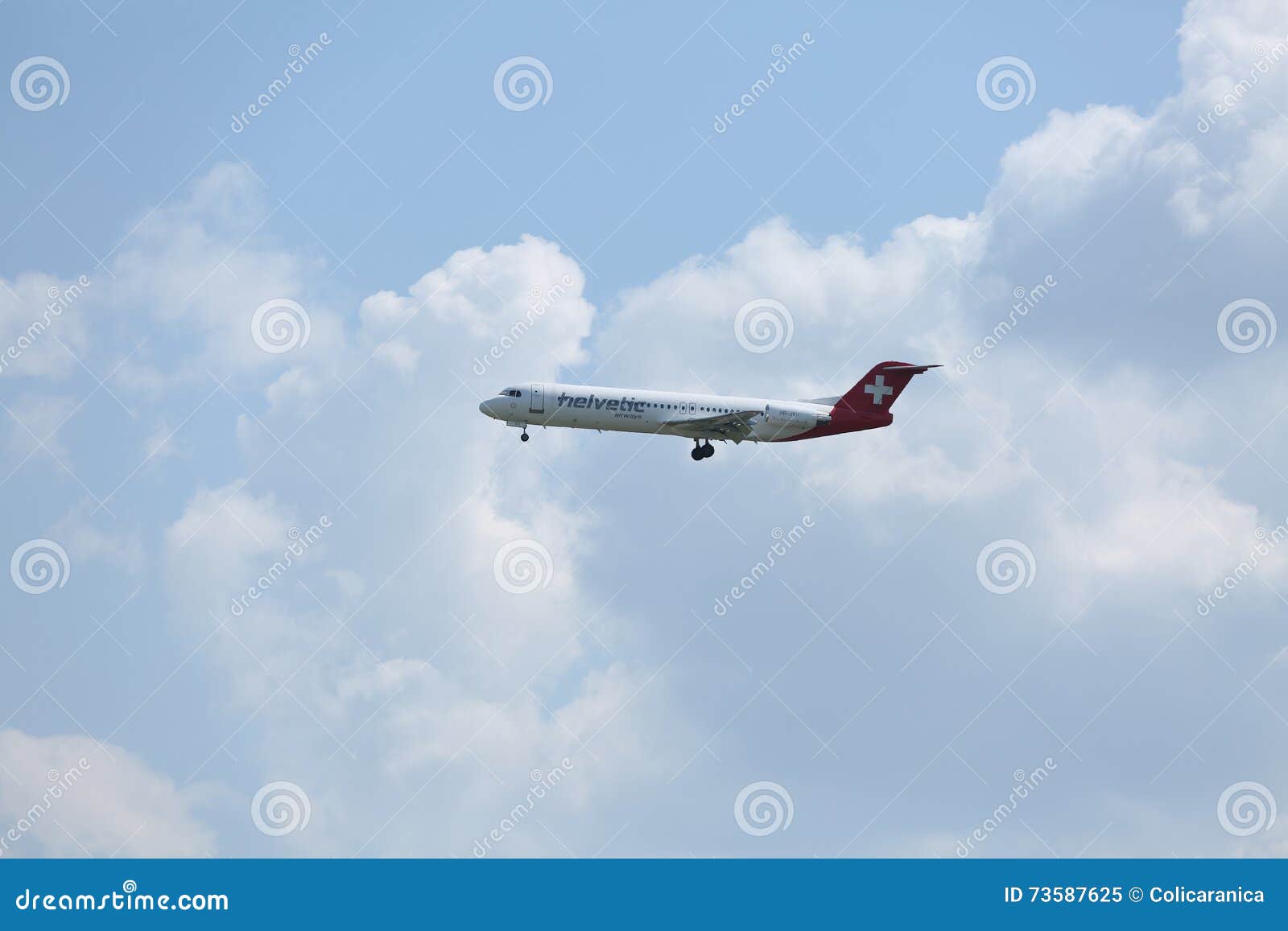 Helvetic Airways plane editorial image. Image of aircrafts - 73587625