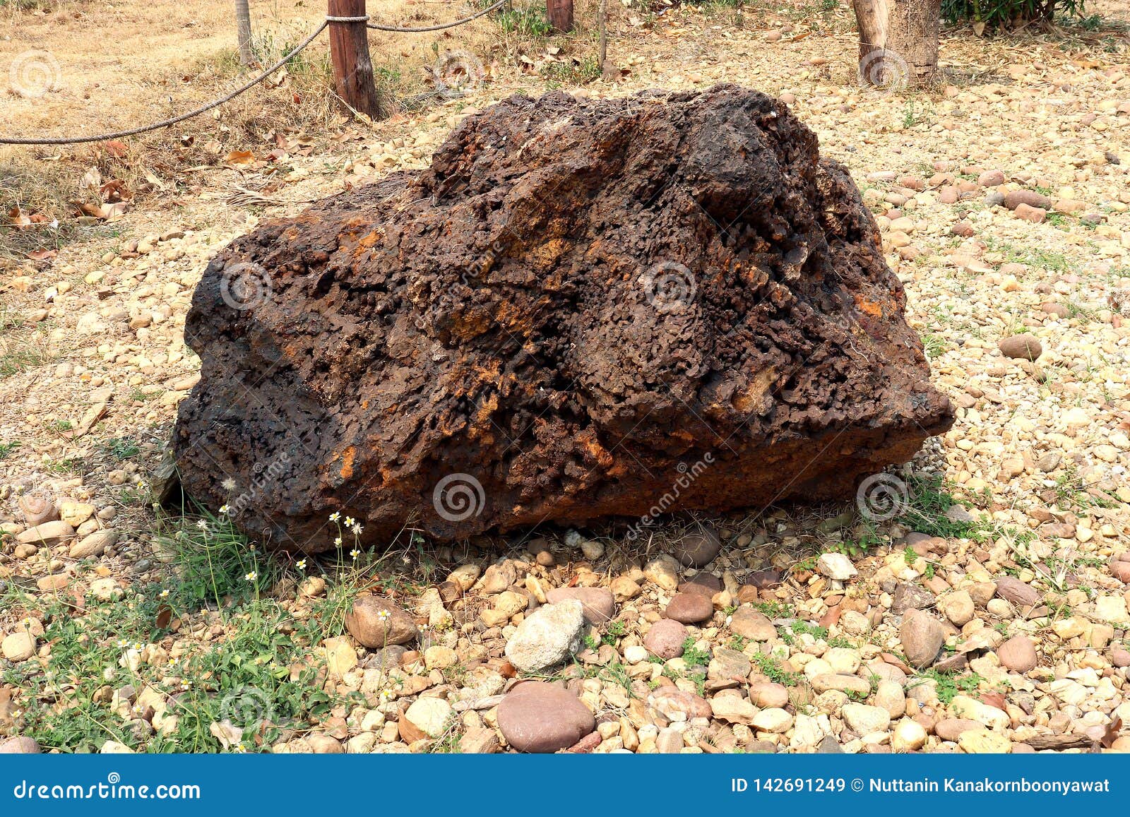 Hematite Stone, Stone Surface with Layers of Hematite and Layers of ...