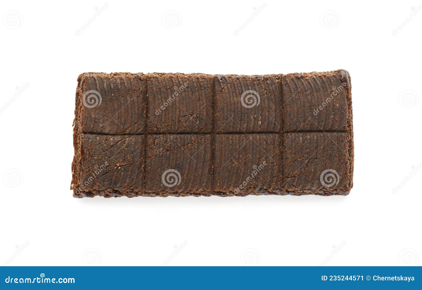 Hematogen Bar Isolated on White, Top View Stock Image - Image of flavor ...