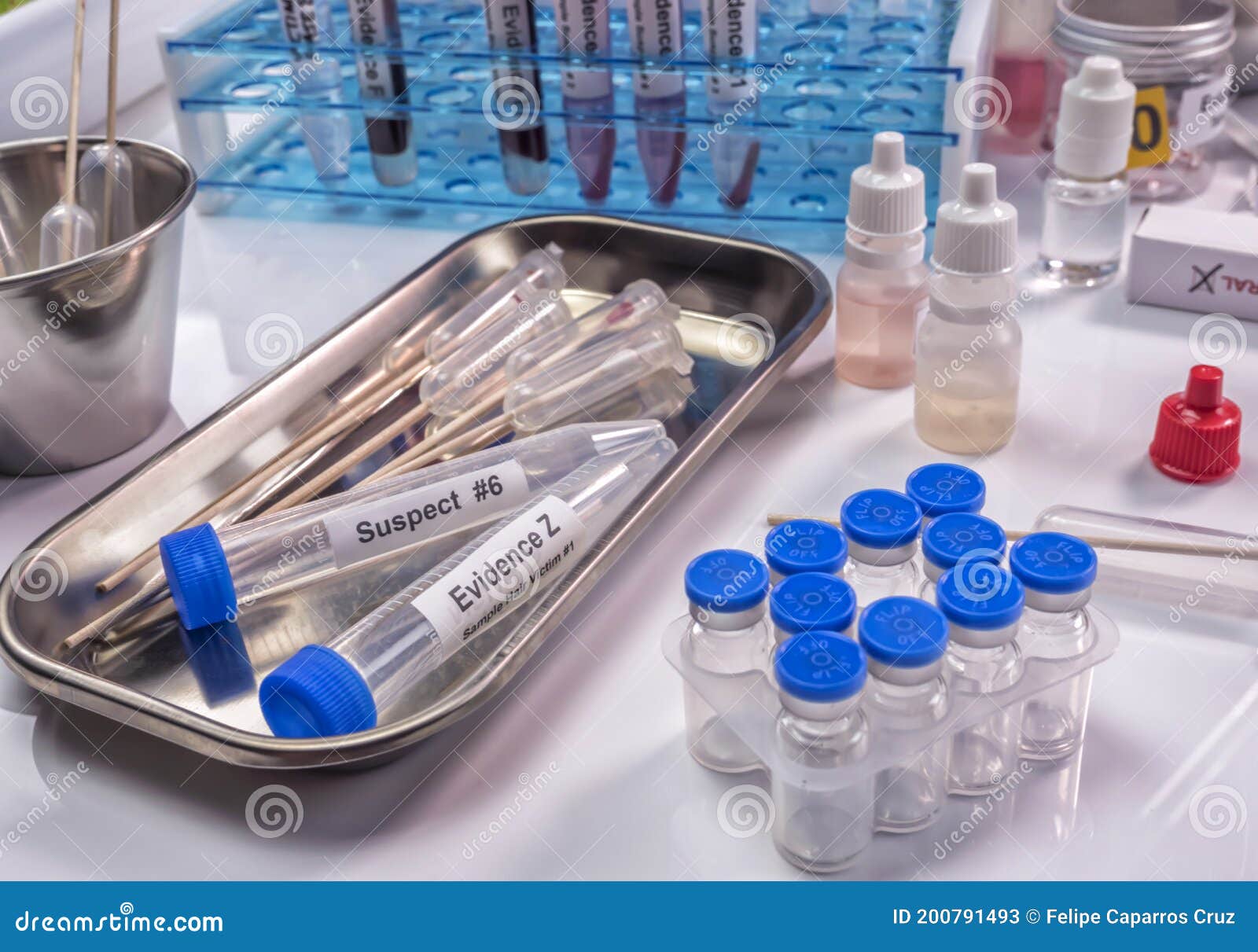 Hematological Analysis with Forensic Test Kit in a Murder in a Crime ...