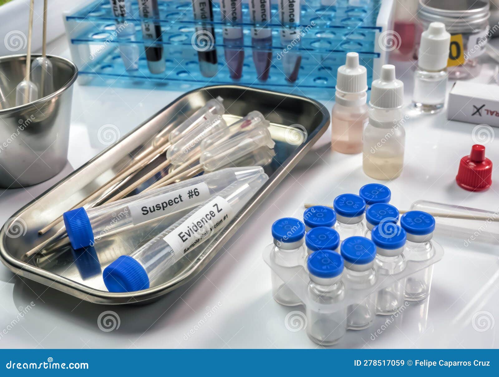 Hematological Analysis with Forensic Test Kit in a Murder in a Crime ...