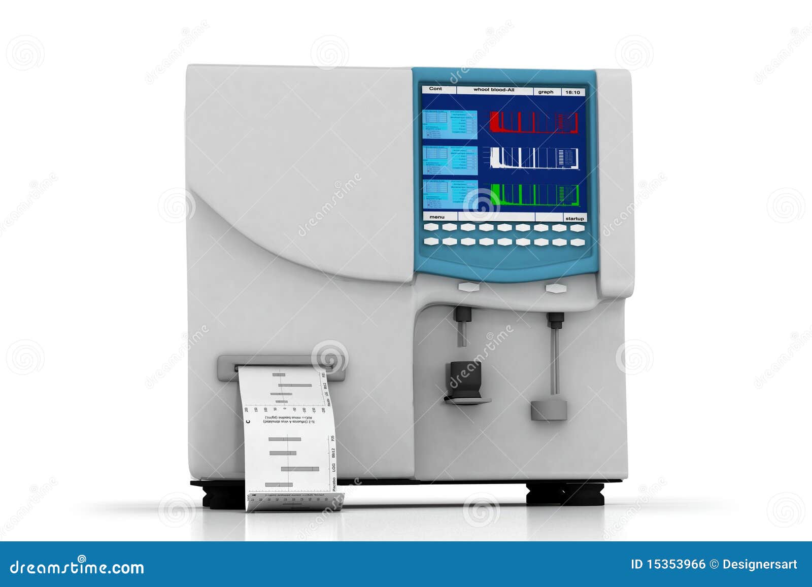 Hematology Analyzer Royalty-Free Cartoon | CartoonDealer.com #15353870