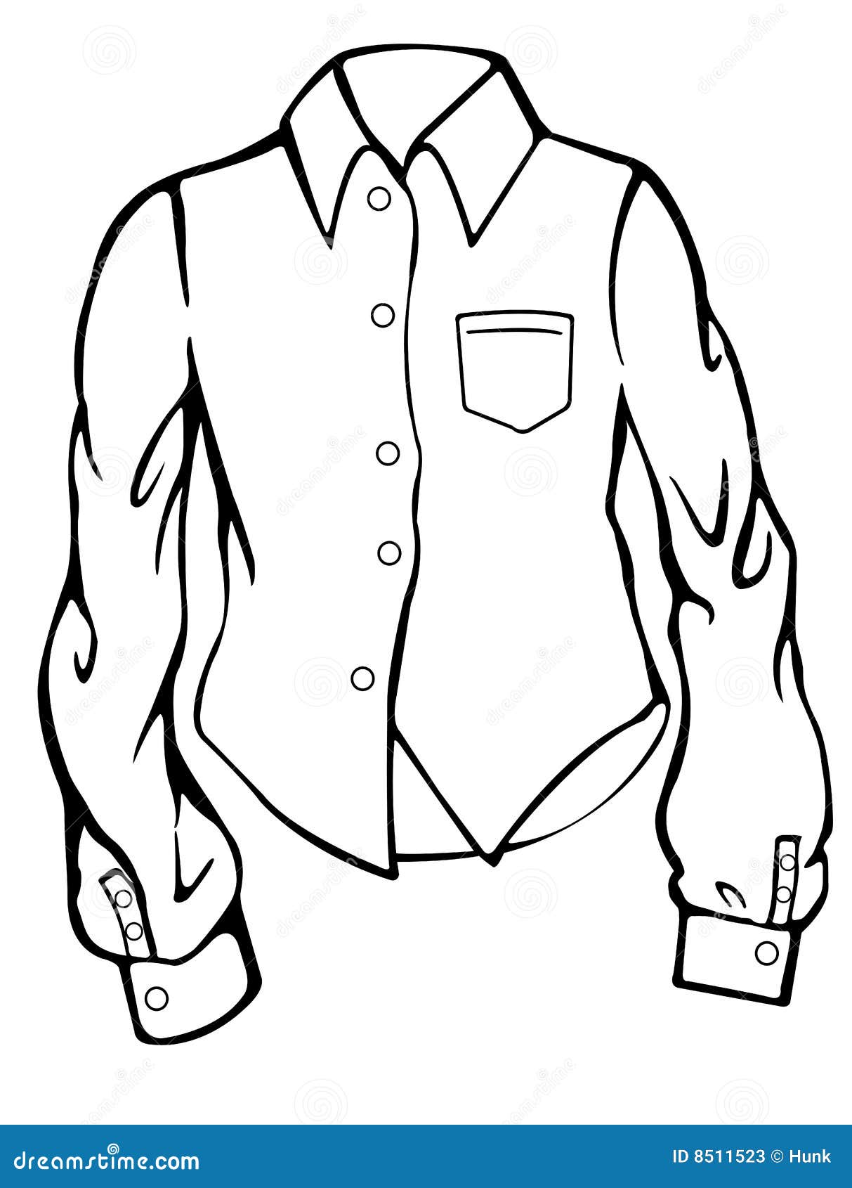 Hemd vektor abbildung. Illustration von abnutzung, mann - 8511523