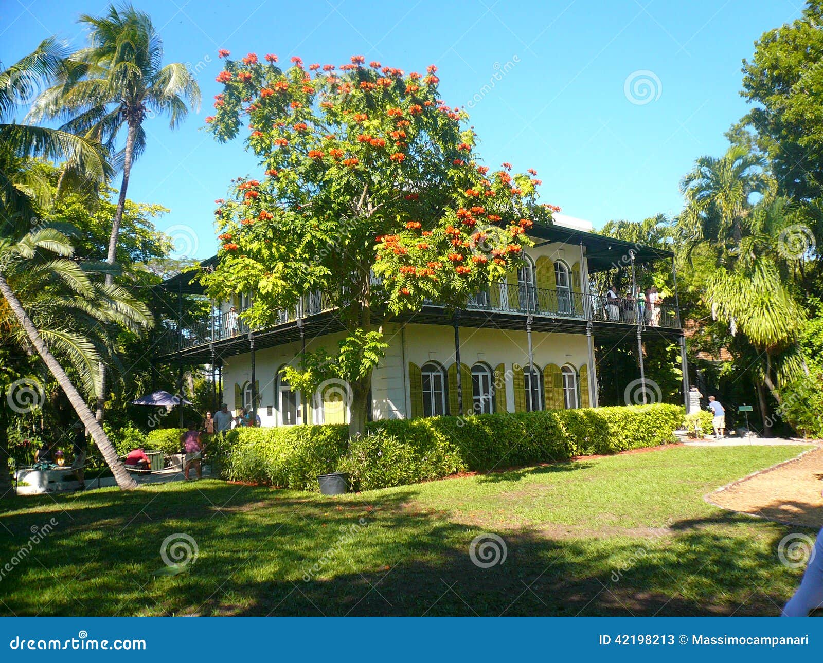 Hemingway house key west editorial stock photo. Image of house - 42198213