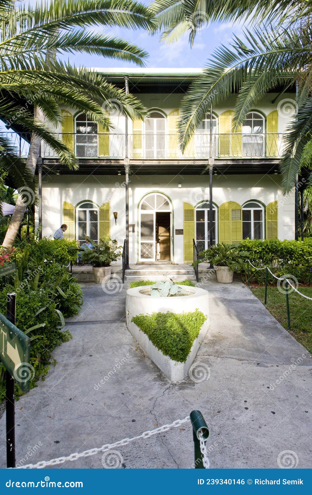 Hemingway House, Key West, Florida, USA Stock Photo - Image of ...