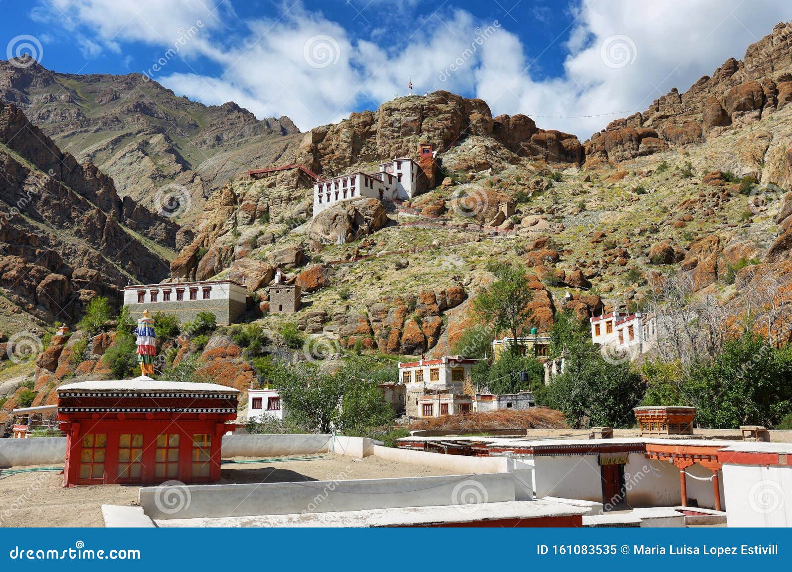 Hemis Monastery, in Ladakh, North of India Stock Image - Image of ...