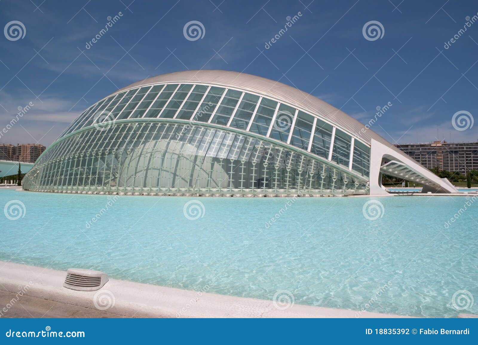 The Hemisferic editorial photography. Image of building - 18835392