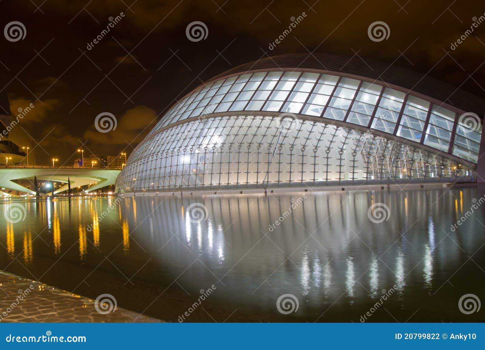 The Hemisferic editorial photography. Image of color - 20799822