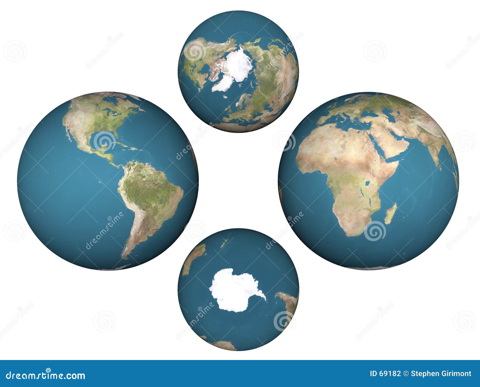 Hemisferios de la tierra stock de ilustración. Ilustración de ...