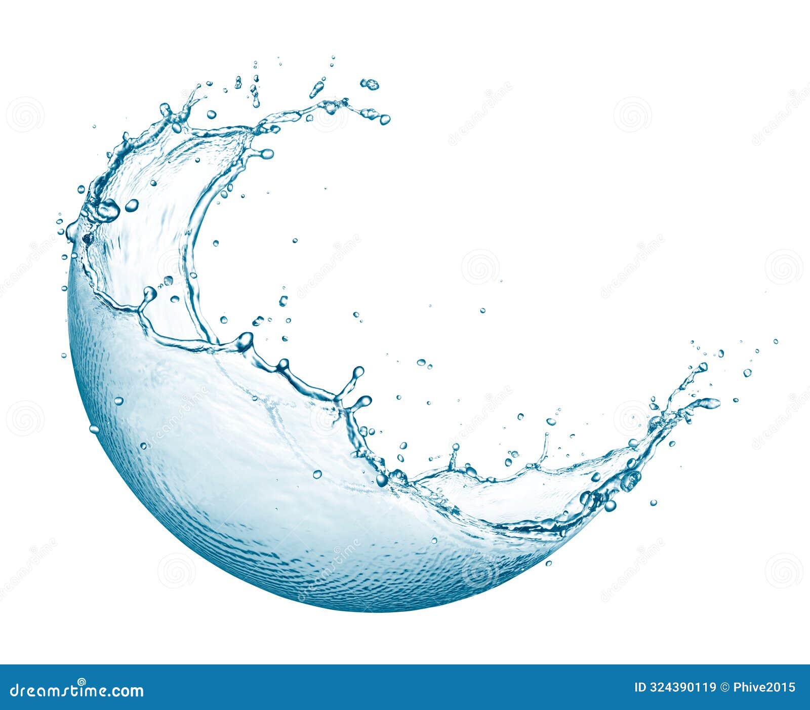 Hemisphere water splash stock image. Image of wave, sphere - 324390119