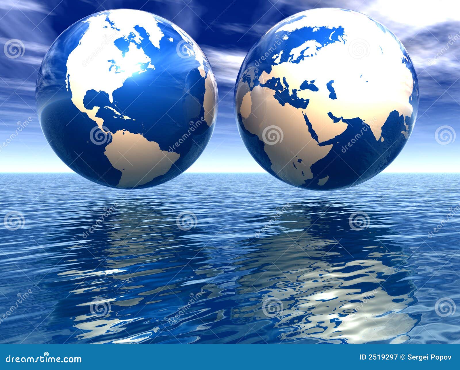 Hemispheres Of Earth Royalty-Free Stock Photography | CartoonDealer.com ...