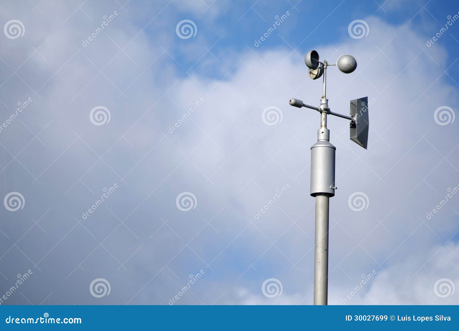 Anemometer stock image. Image of vertical, hemispherical - 30027699
