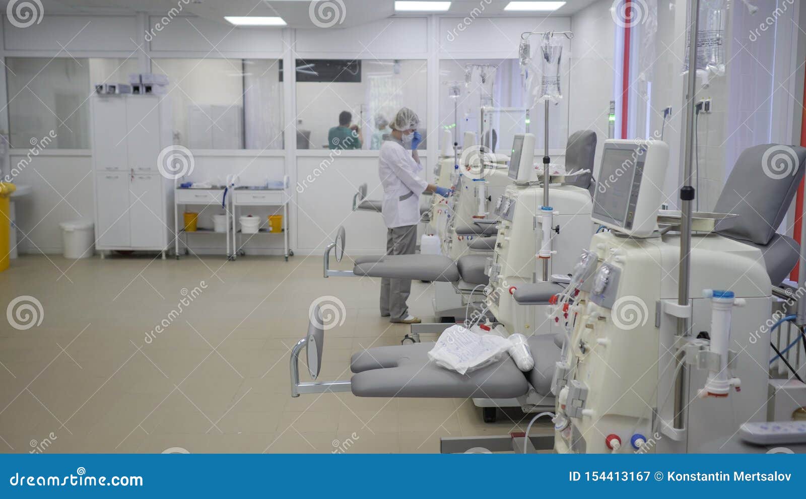 Hemodialysis, Artificial Kidney Apparatus. Saving Life Stock Image ...
