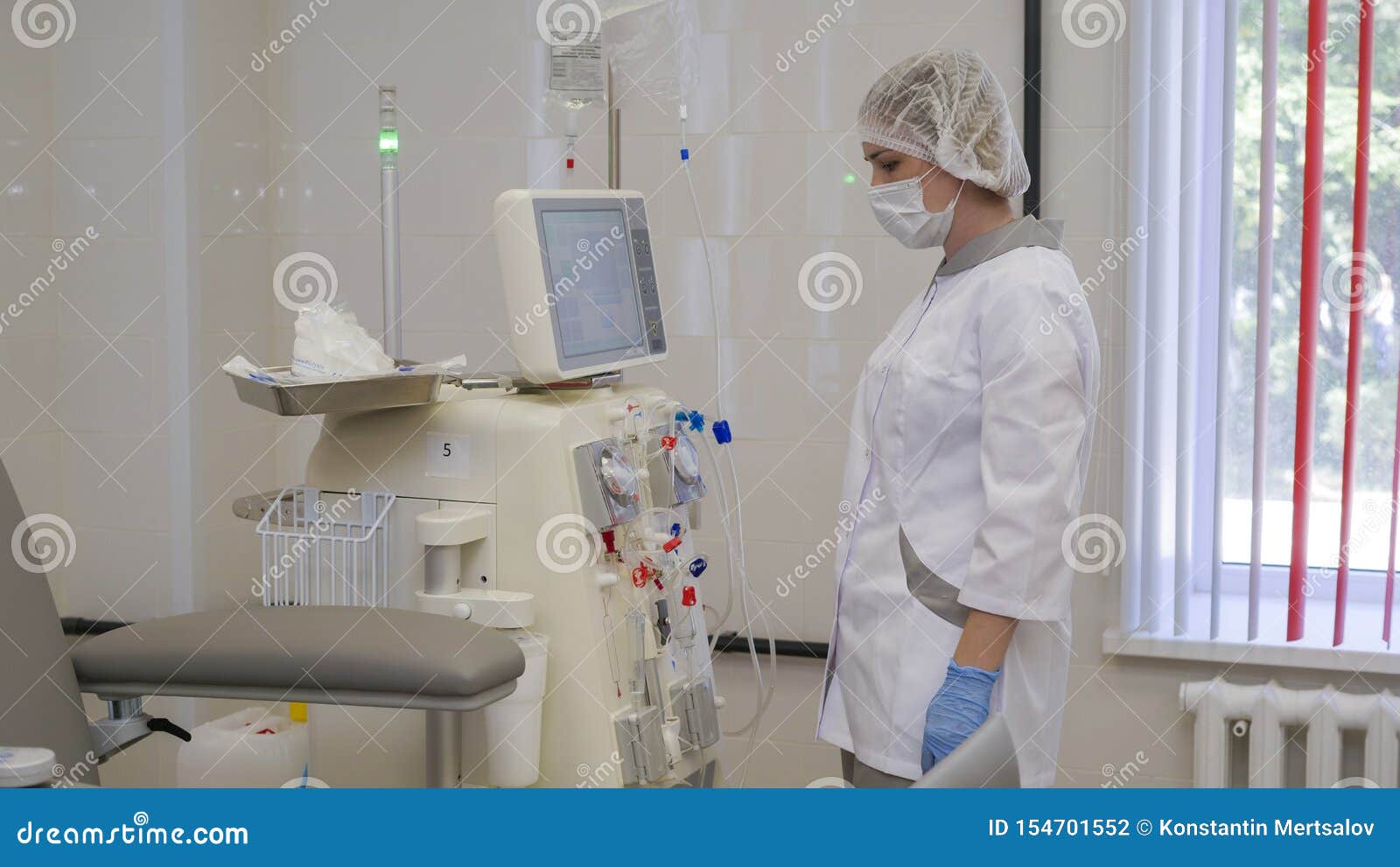 Hemodialysis, Artificial Kidney Apparatus. Saving Life Stock Photo ...