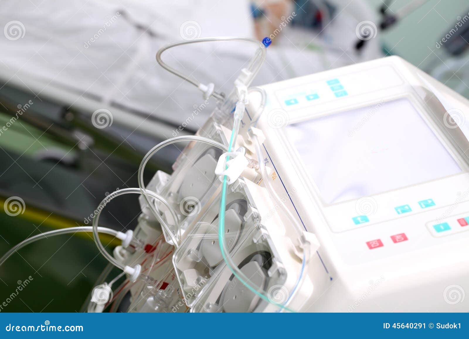 Hemodialysis Machine In An Hospital Ward Royalty-Free Stock Photo ...