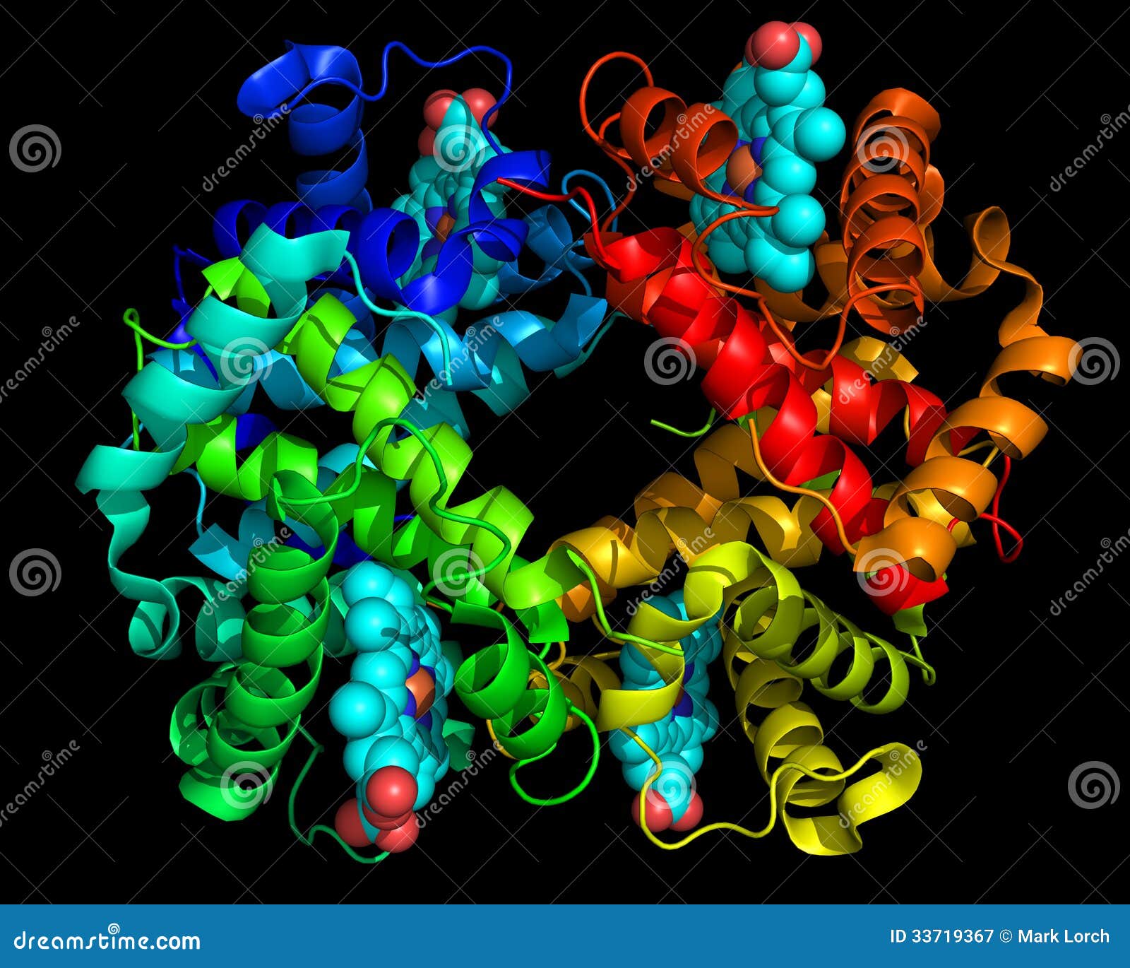 Hemoglobin stock illustration. Illustration of cartoon - 33719367
