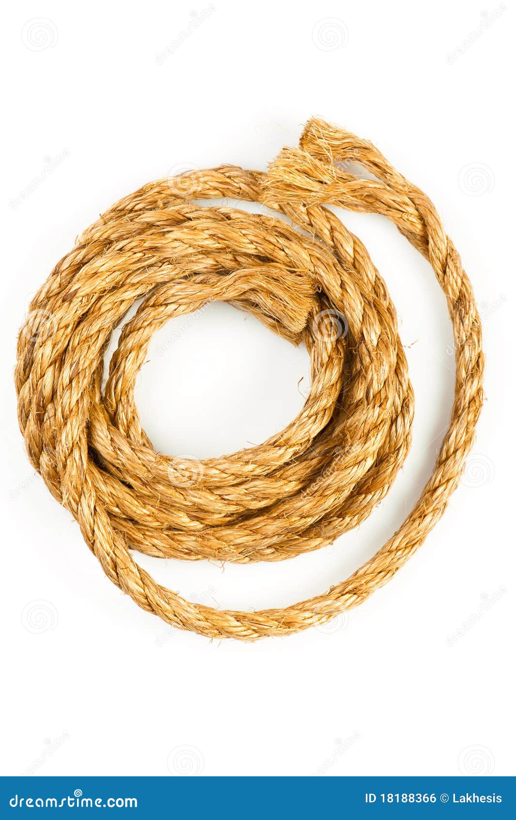 Hemp rope stock photo. Image of jute, cord, lasso, industry - 18188366