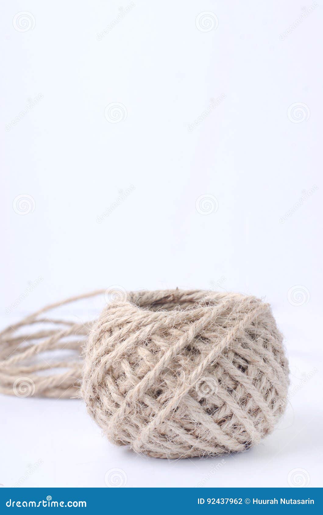 Hemp Rope Roll Gunny White Background Stock Photos - Free & Royalty ...