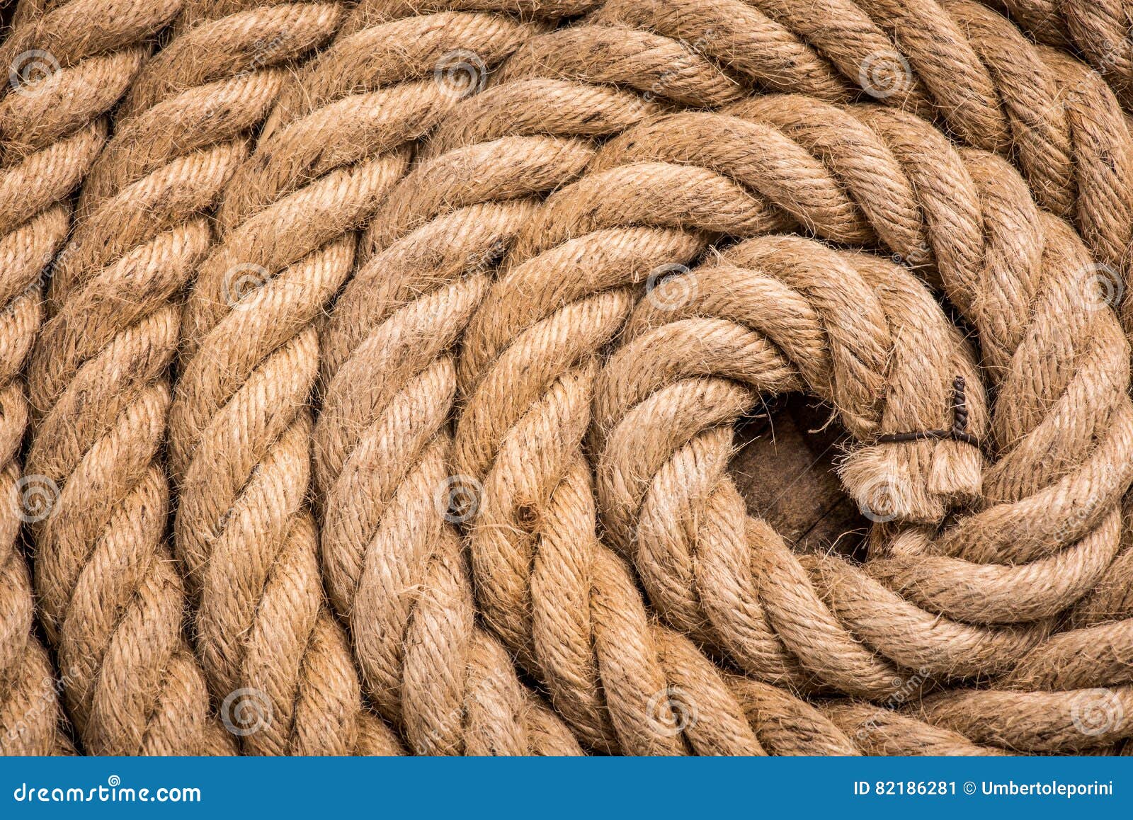 Hemp rope spiral stock image. Image of texture, concept - 82186281