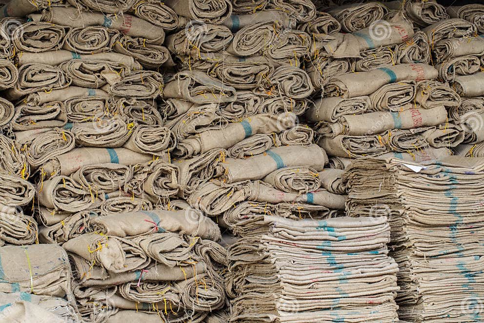 Hemp sack stock photo. Image of nasty, hessian, agriculture - 45158560