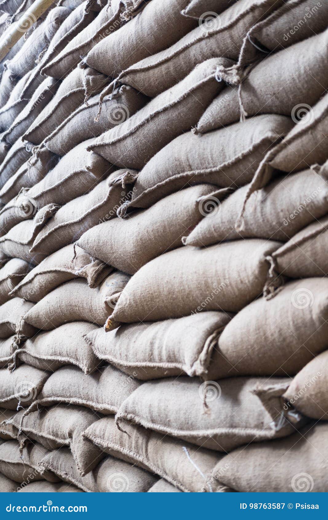 Warehouse Of Stacked Cargo Standard Containers For Temporary Storage ...