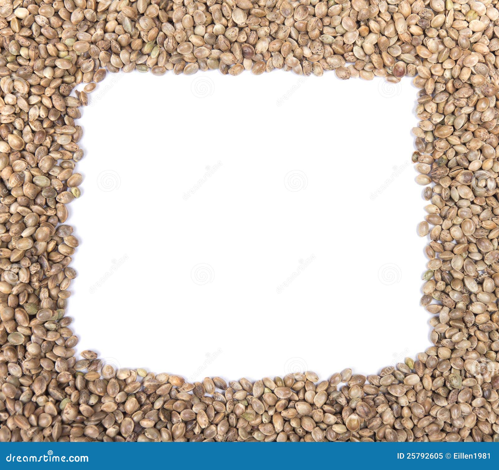 Hemp seeds frame stock image. Image of close, nature - 25792605
