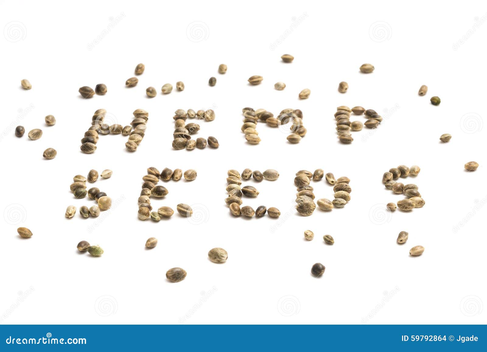 Hemp seeds text stock photo. Image of ingredient, healthy - 59792864