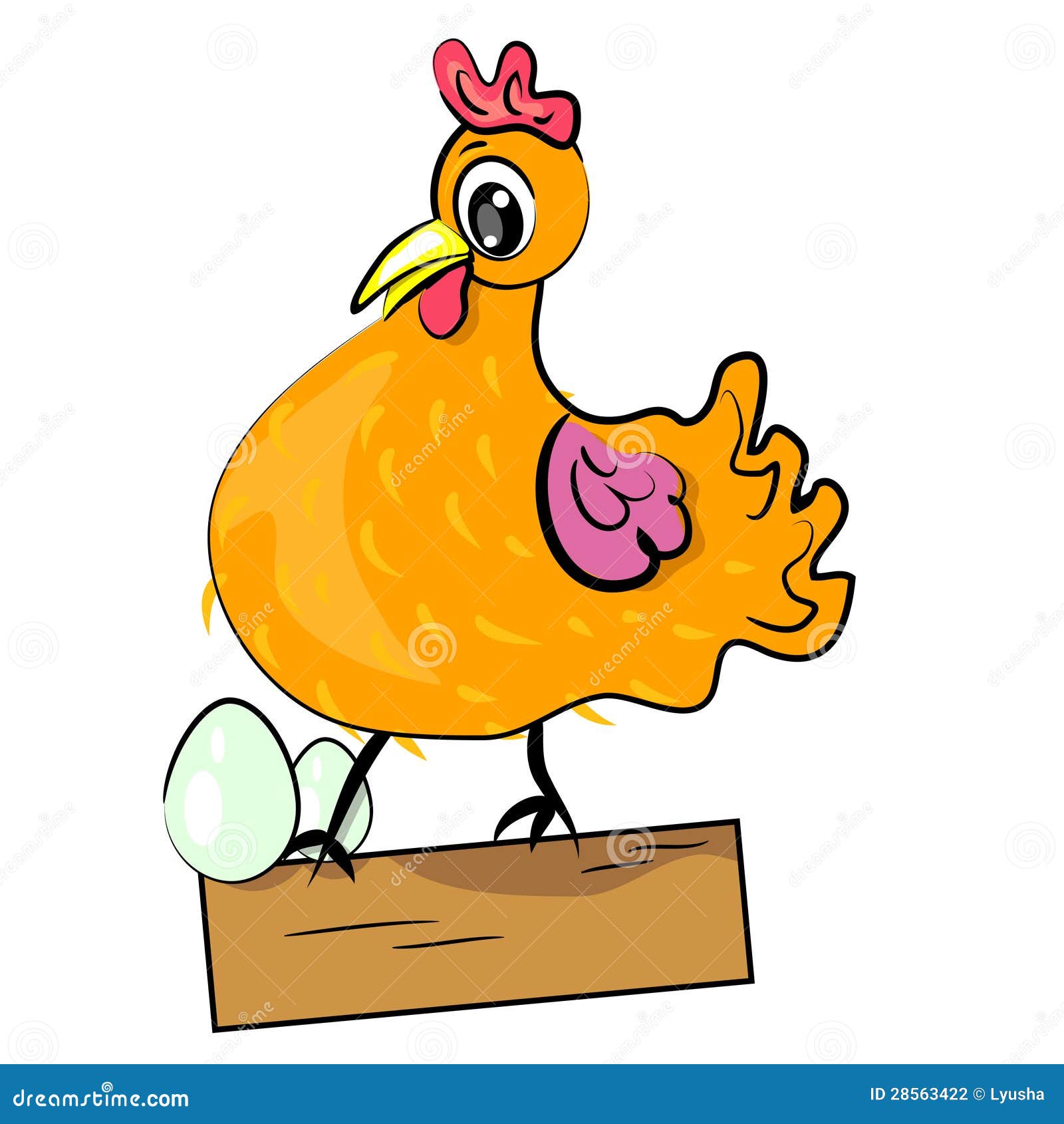 Eggs Cartoon Vector Illustration | CartoonDealer.com #18543388