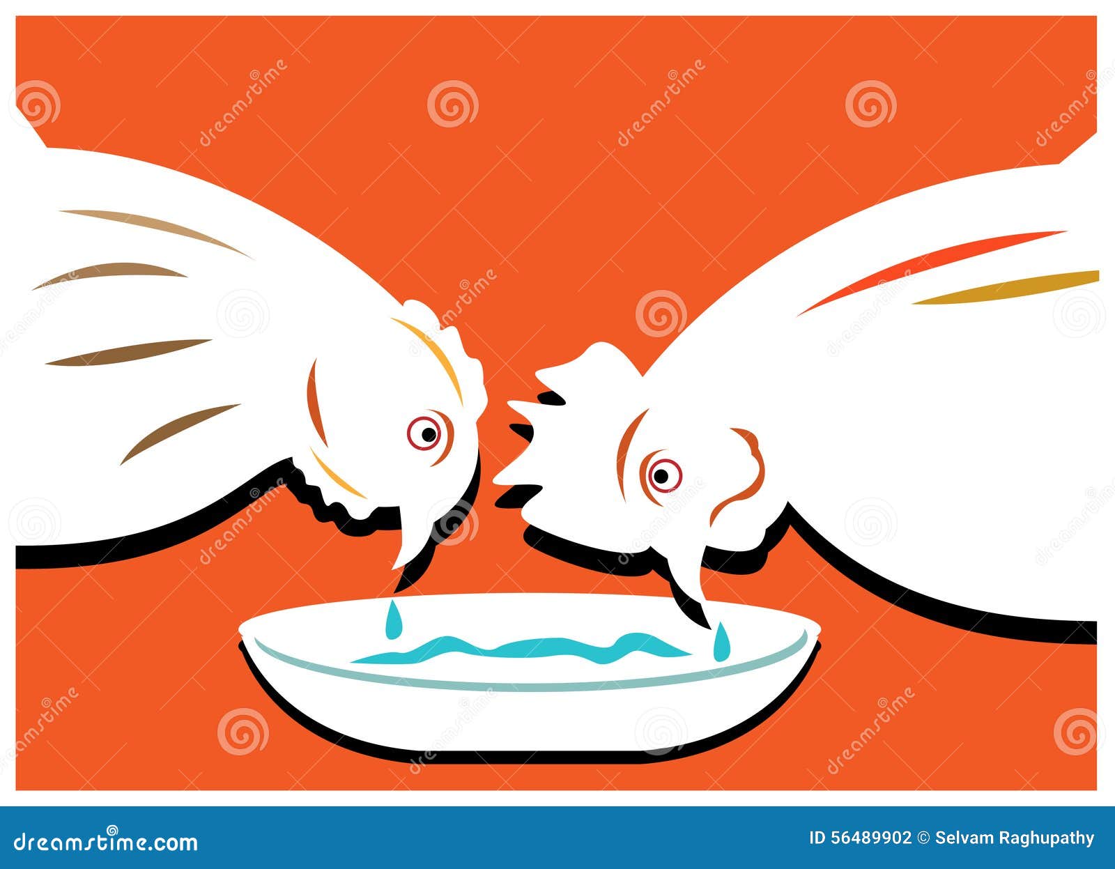 Hen and rooster stock vector. Illustration of beak, poultry - 56489902
