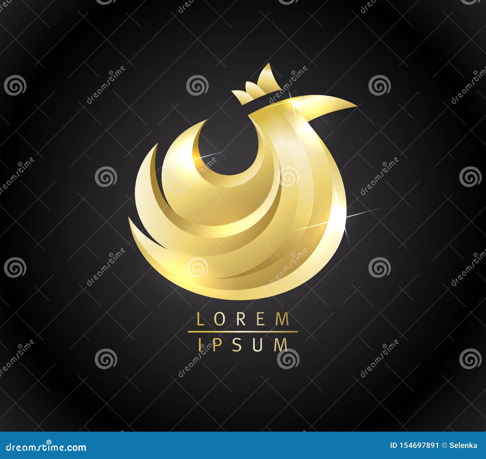 Hen Silhouette in a Circle Logo Stock Vector - Illustration of chic ...